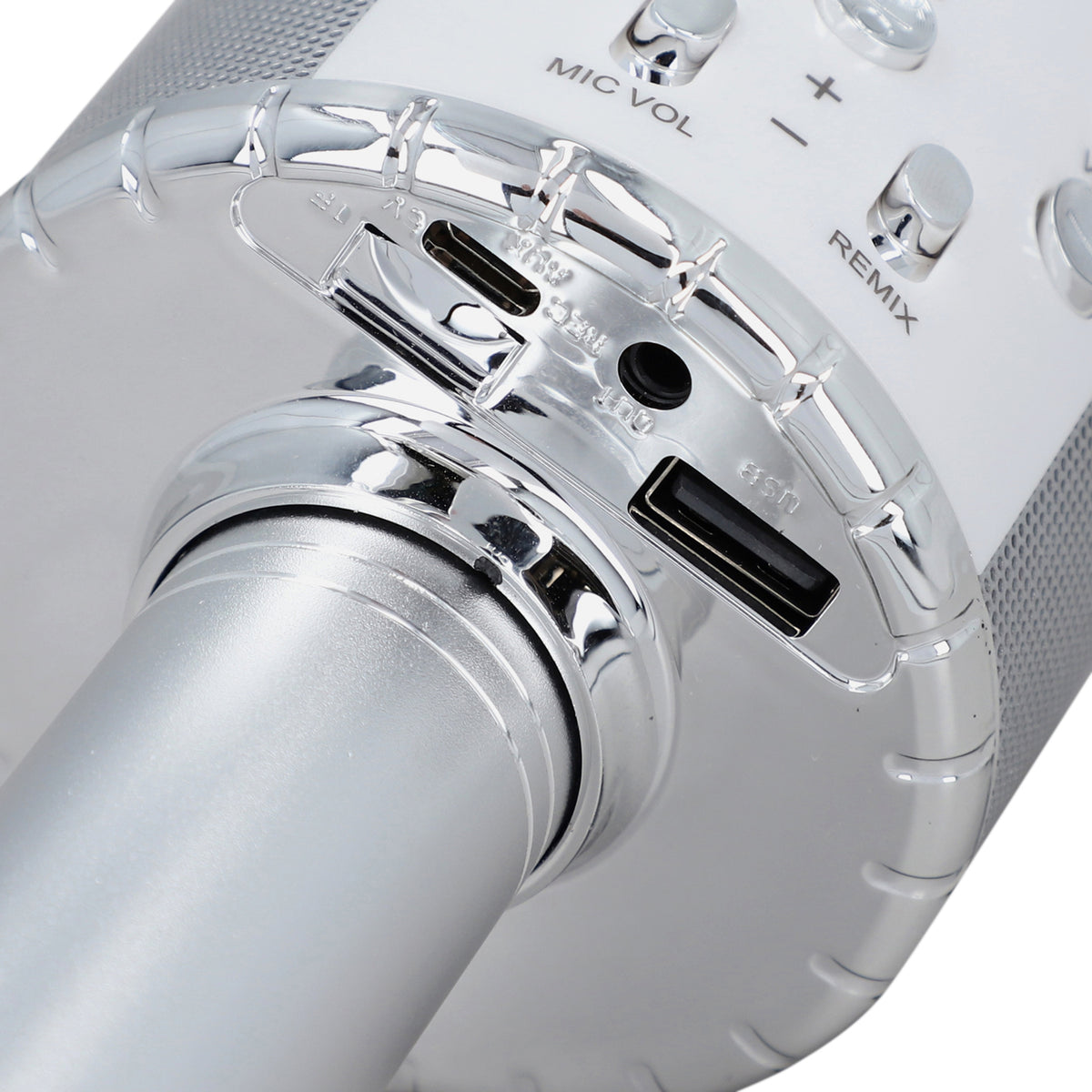 Silver Karaoke Mic – Dan Adora